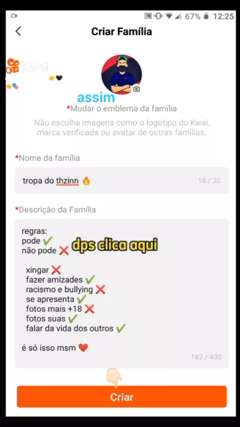 como fazer grupo do kwai | Discover