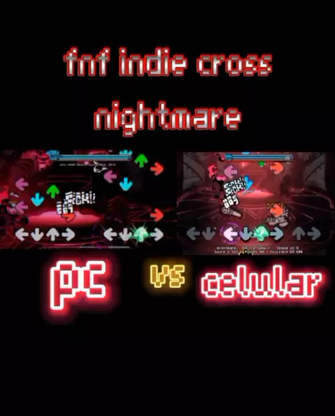 fnf bendy mod gif & fnf indie cross nightmare bend ...| Kwai