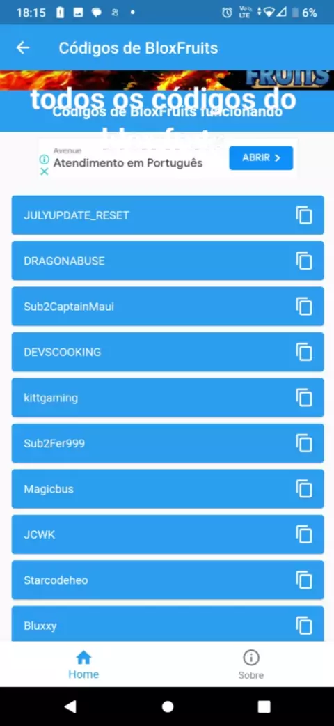 codigos dti:todos os códigos do blox fruts