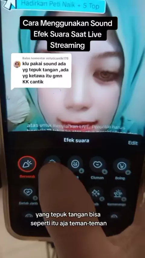 cara menambah suara ketawa saat live | Discover