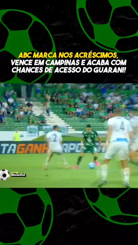 ABC marca nos acréscimos, vence em Campinas e acab ...| Kwai