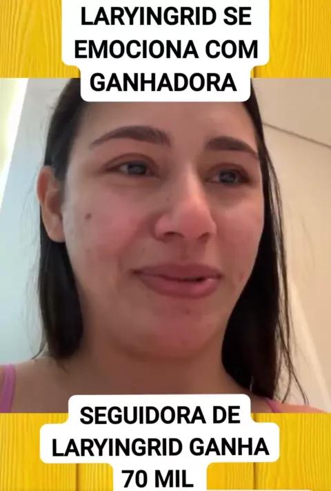Ganhadora de LARY INGRID ganha 70 MIL #laryingrid ...| Kwai