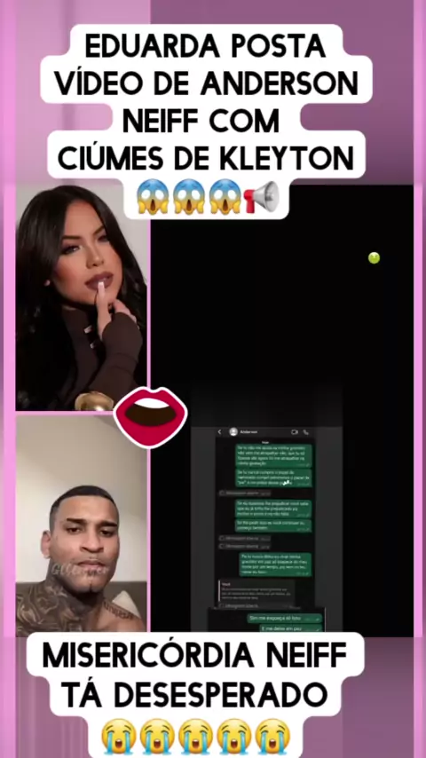 anderson neiff fala de eduarda | Discover