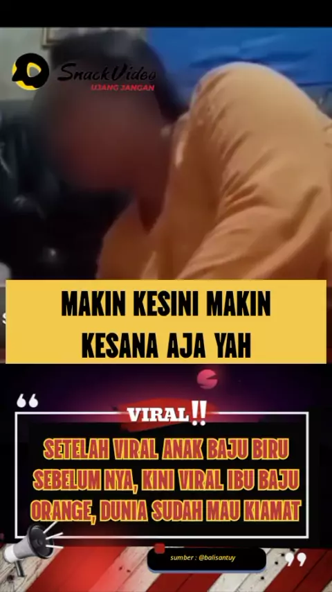 ibu dan anak viral baju biru dood