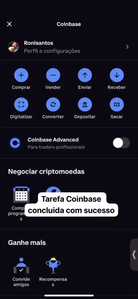 Missão coinbase Aleo feita com sucesso ! R$43,00 p ...| Kwai