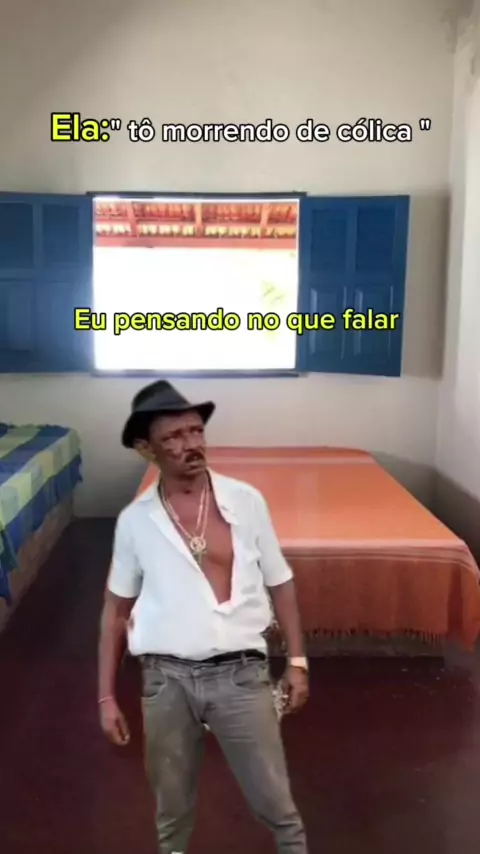 memes de colica:não sei o que falar 😩