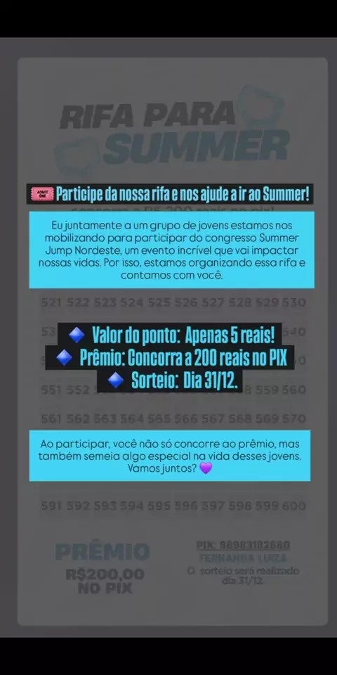 como organizar uma rifa:olá! estamos organizando u ...| Kwai