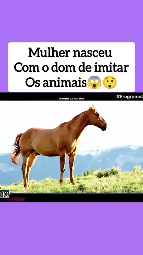 mulhe casceu com o dom de imitar os animais | Disc ...| Kwai
