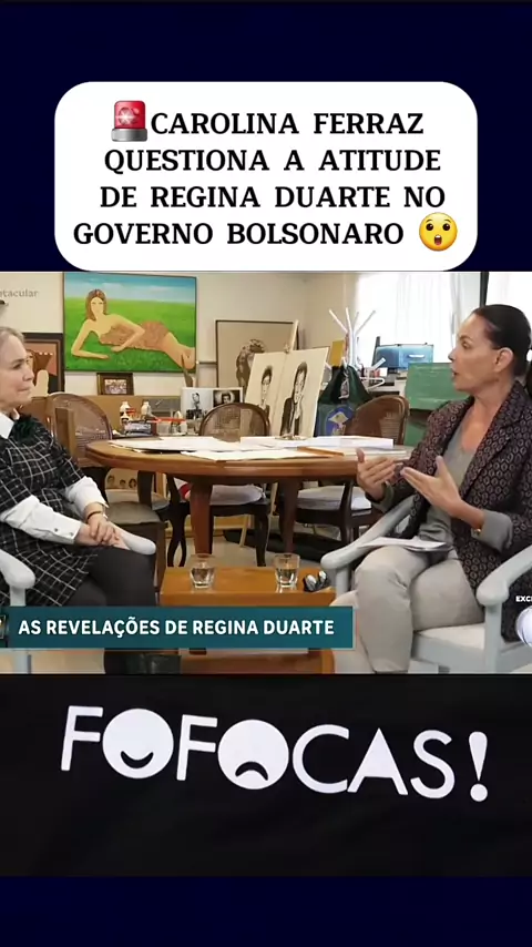 caroline ferraz entrevista regina duarte | Discove ...| Kwai